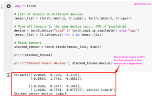 How to Convert a List of Tensors to a Pytorch Tensor